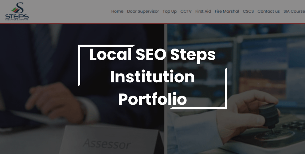 Local SEO Steps Institution Portfolio | Globials